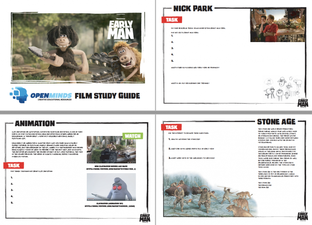 Early Man – film study guide – Film Study Guides