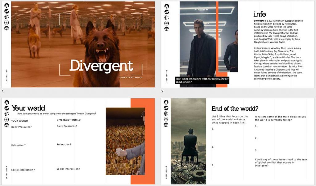 Divergent – Film Study Guide – Film Study Guides